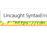 What Causes Syntaxerror On Live Web Sites Catchjs